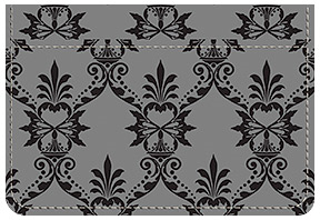 Soho Black Damask Debit Caddy - SuperValue Checks