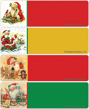 Santa Claus Address Labels | SuperValue Checks