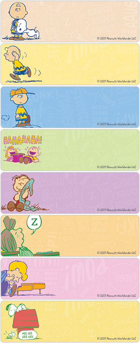 Charlie Brown Address Labels - SuperValue Checks