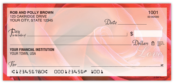 Gail Marie Roses Personal Checks | SuperValue Checks