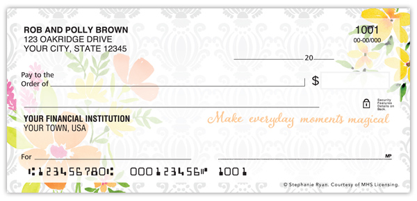 Pretty Things Personal Checks | SuperValue Checks