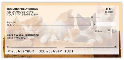 Precious Kittens Personal Checks | SuperValue Checks