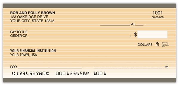 Timeless Stripes Personal Checks | SuperValue Checks