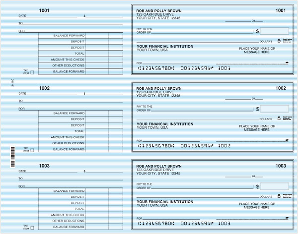 Blue Safety Desk Checks | SuperValue Checks