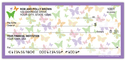 Bright Butterflies Personal Checks | SuperValue Checks