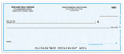Blue Laser Draft Checks | SuperValue Checks