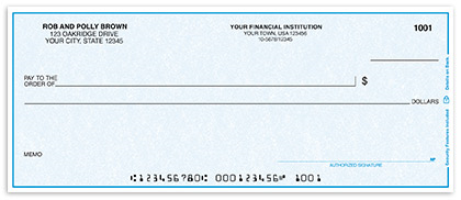 Blue Laser Draft Checks | SuperValue Checks