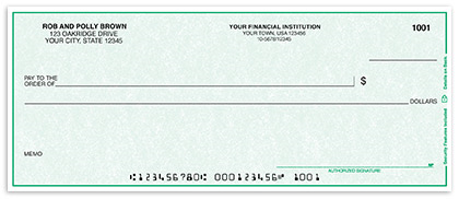 Green Laser Draft Checks | SuperValue Checks