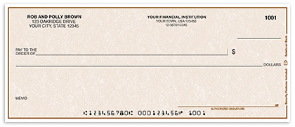 Tan Laser Draft Checks | SuperValue Checks