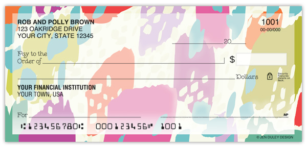 Artistic Patterns Personal Checks | SuperValue Checks