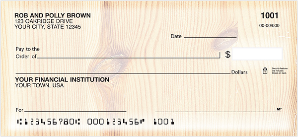 Wood Personal Checks | SuperValue Checks