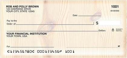 Wood Personal Checks | SuperValue Checks