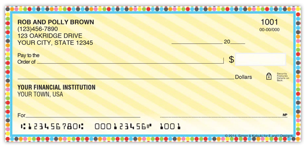 Bright Pop Checks - SuperValue Checks