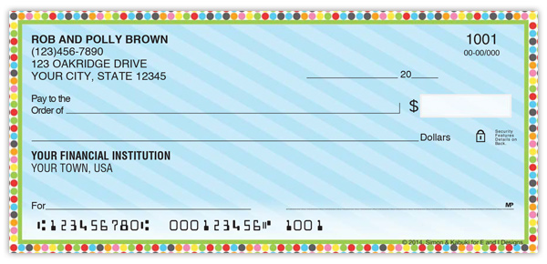 Bright Pop Checks - SuperValue Checks