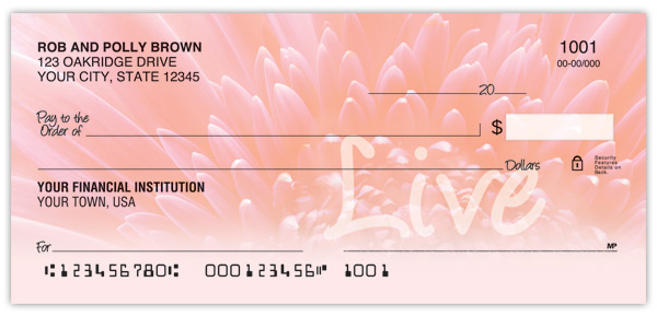 Inspirational Daisies Personal Checks | SuperValue Checks