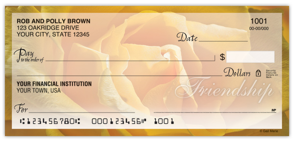 Gail Marie Roses Personal Checks | SuperValue Checks