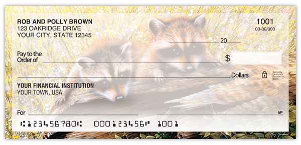 Woodland Animals Personal Checks | SuperValue Checks
