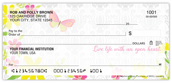 Pretty Things Personal Checks | SuperValue Checks