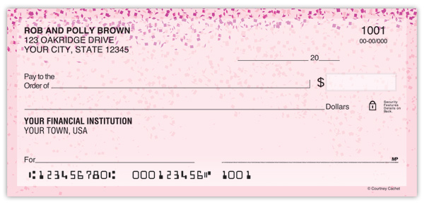 Confetti Splash Personal Checks | SuperValue Checks