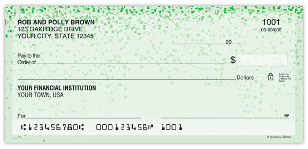 Confetti Splash Personal Checks | SuperValue Checks