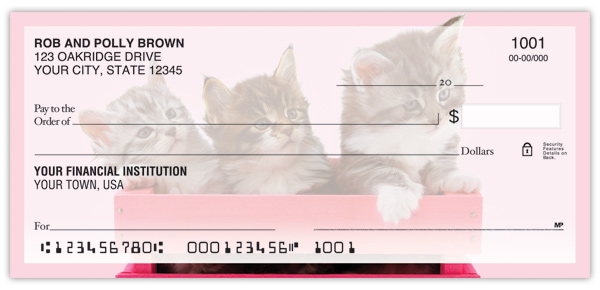 Precious Kittens Personal Checks | SuperValue Checks