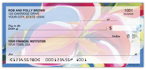 Artistic Blooms Personal Checks | SuperValue Checks