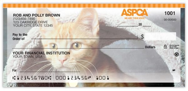 ASPCA Cats Personal Checks | SuperValue Checks