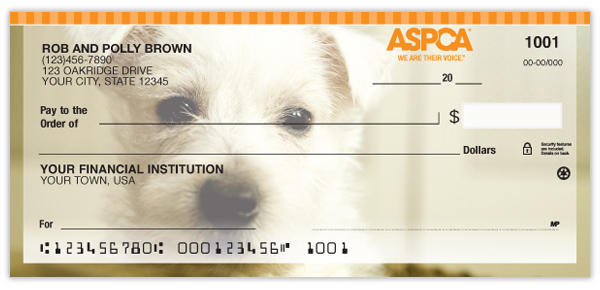 ASPCA Dogs Personal Checks | SuperValue Checks