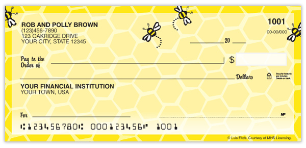 Let It Bee Personal Checks | SuperValue Checks