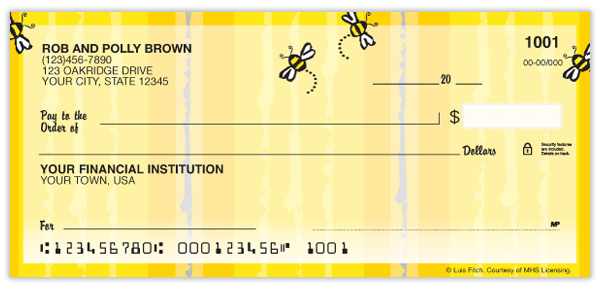 Let It Bee Personal Checks | SuperValue Checks
