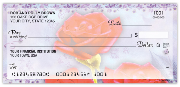 Gail Marie Colorful Blooms Personal Checks | SuperValue Checks