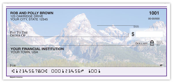 Majestic America Personal Checks | SuperValue Checks