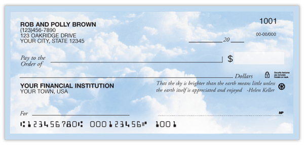 Natural Treasures Personal Checks | SuperValue Checks