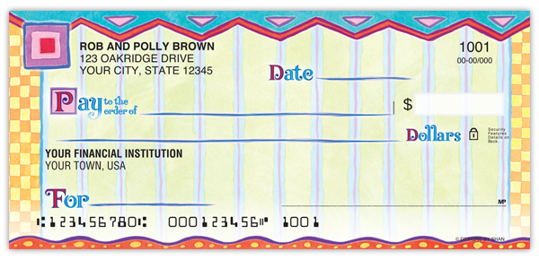Confetti Personal Checks | SuperValue Checks