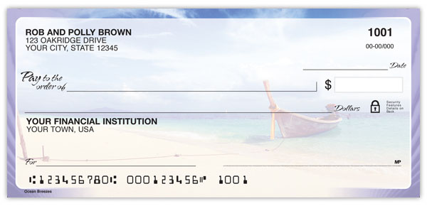Ocean Breeze Personal Checks | SuperValue Checks