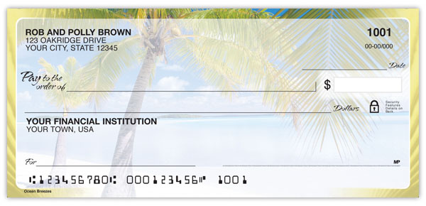 Ocean Breeze Personal Checks | SuperValue Checks