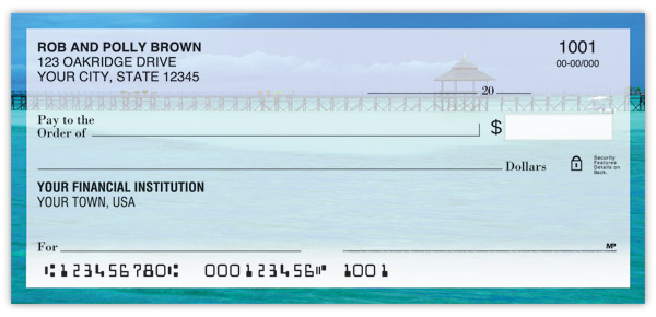 Caribbean Paradise Personal Checks | SuperValue Check