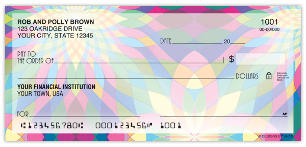 Designs by Shan™ Electric Spectrum Personal Checks | SuperValue Checks