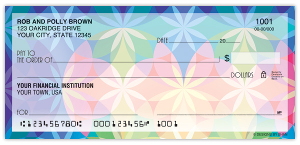 Designs by Shan™ Electric Spectrum Personal Checks | SuperValue Checks