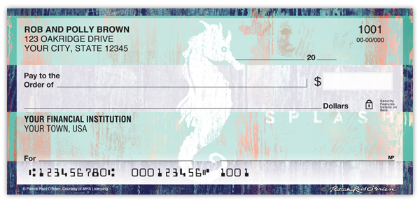 Beachy Stripes Personal Checks | SuperValue Checks