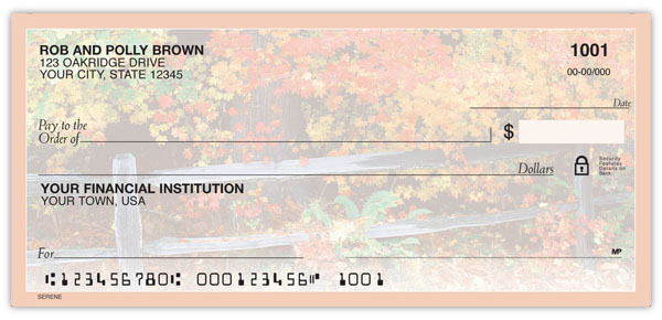 Serene Personal Checks | SuperValue Checks