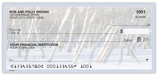 Serene Personal Checks | SuperValue Checks