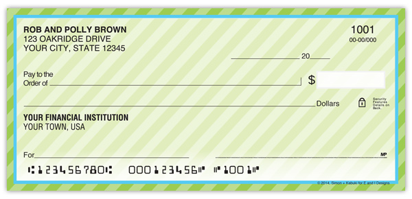 Pattern Perfect Personal Checks | SuperValue Checks