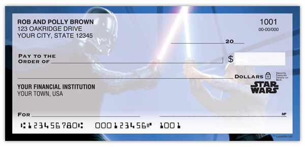 Star Wars™ Darth Vader Checks - Super Value Checks