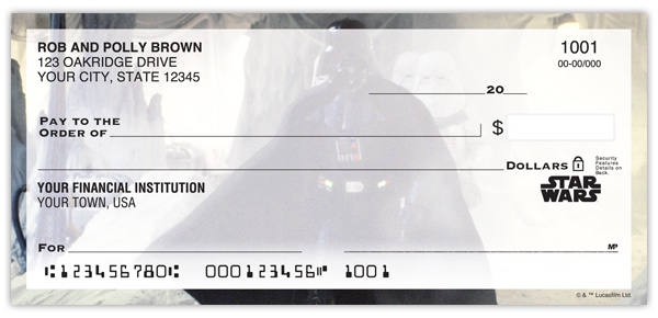 Star Wars™ Darth Vader Checks - Super Value Checks