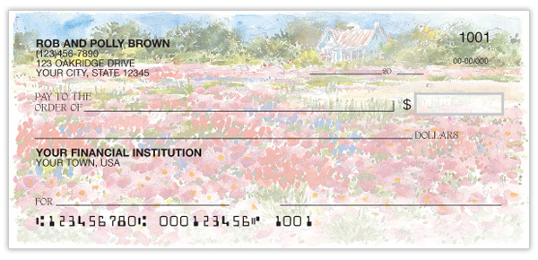 Wildflowers Personal Checks | SuperValue Checks