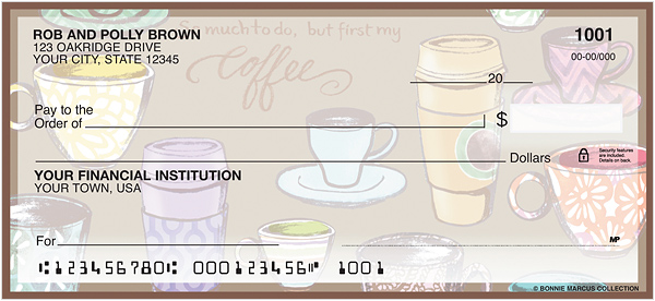 Time for Coffee Personal Checks | SuperValue Checks