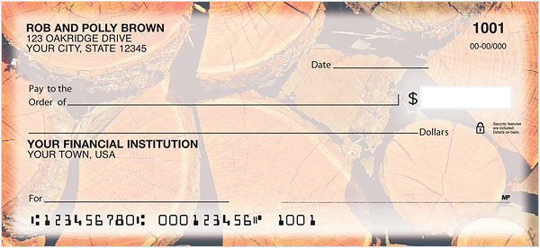 Wood Personal Checks | SuperValue Checks