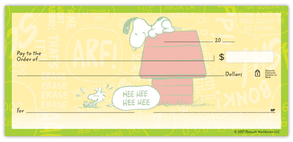 Charlie Brown Checks - SuperValue Checks